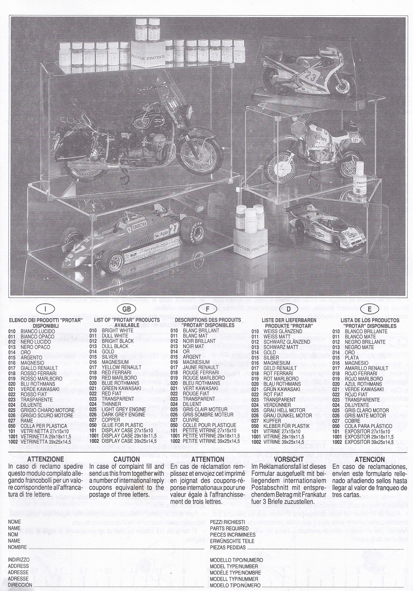 PROTAR 1/9 A.J.S. 7R Boy Racer（その1） – MOTO MODELLINO